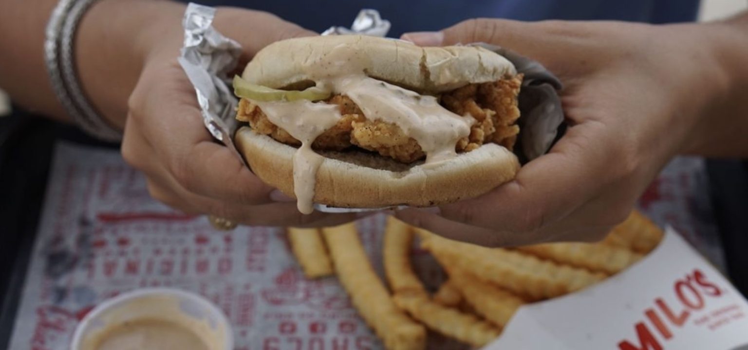 Chicken Tender Sandwiches - Milo’s Hamburgers